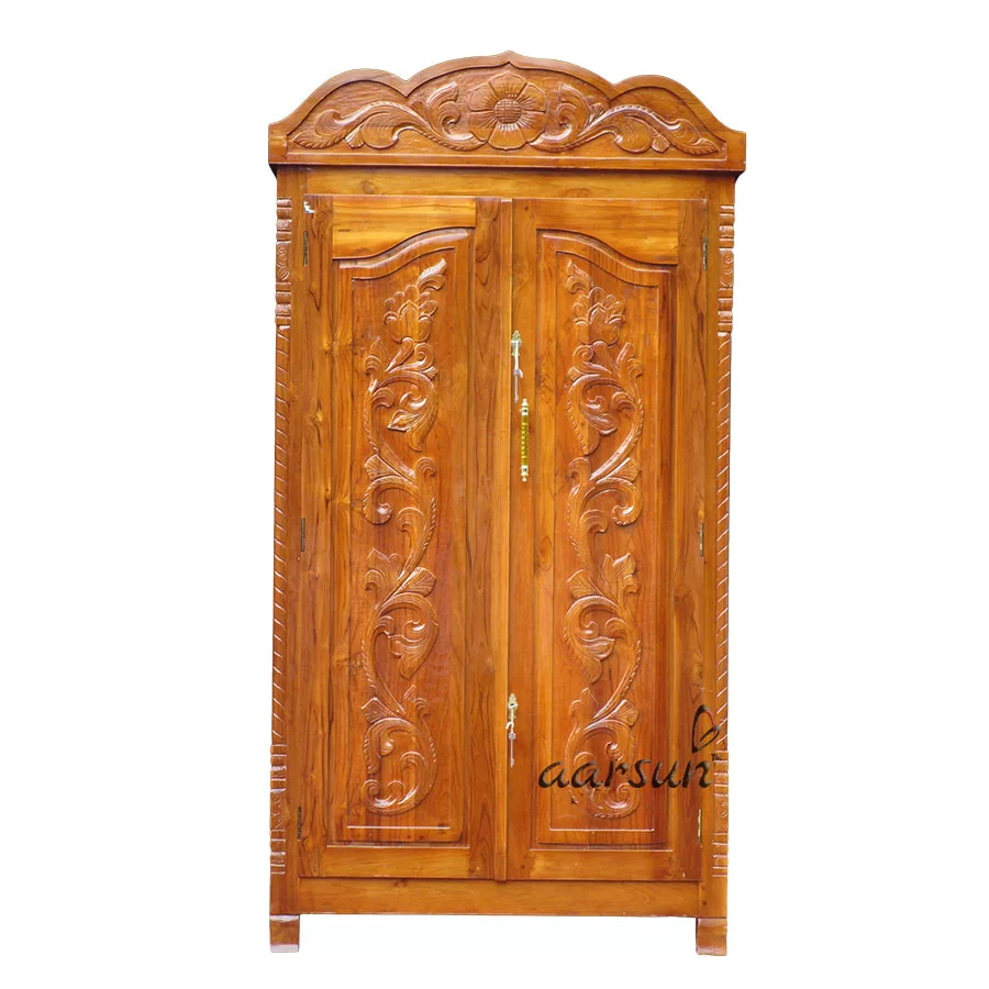 Best Quality Carved Wooden Almirah Armoire ALM 0006